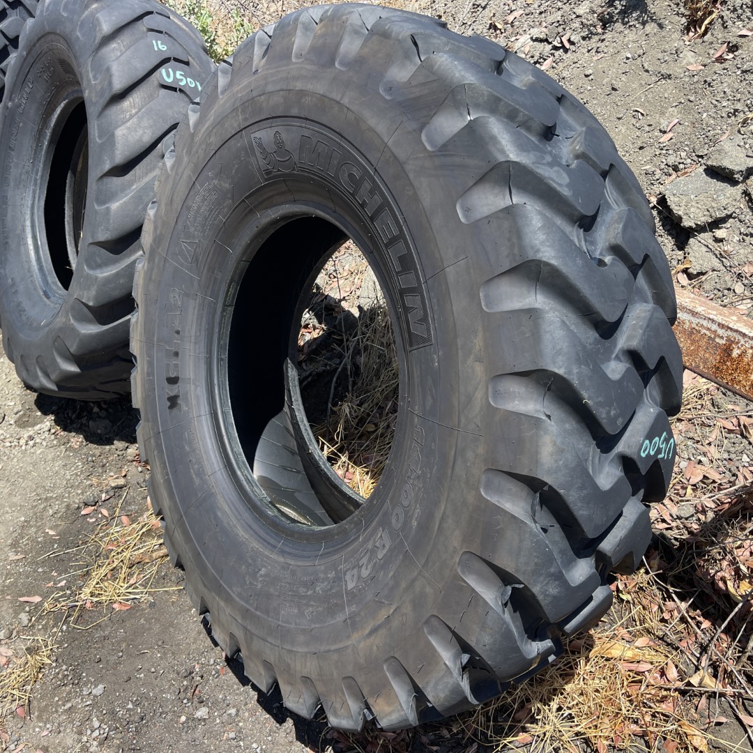 14.00R24 Michelin OTR Tire E-2 L-2 G-2 XGLA2 1-Star CONDITION: Used-Low-HourTREAD DEPTH: 32 ...