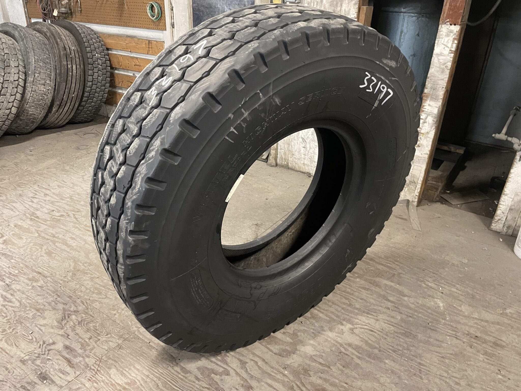 14.00R25 Bridgestone OTR Tire E-2 Crane Highway VHS 3-Star CONDITION: UsedTREAD DEPTH: 16 ...