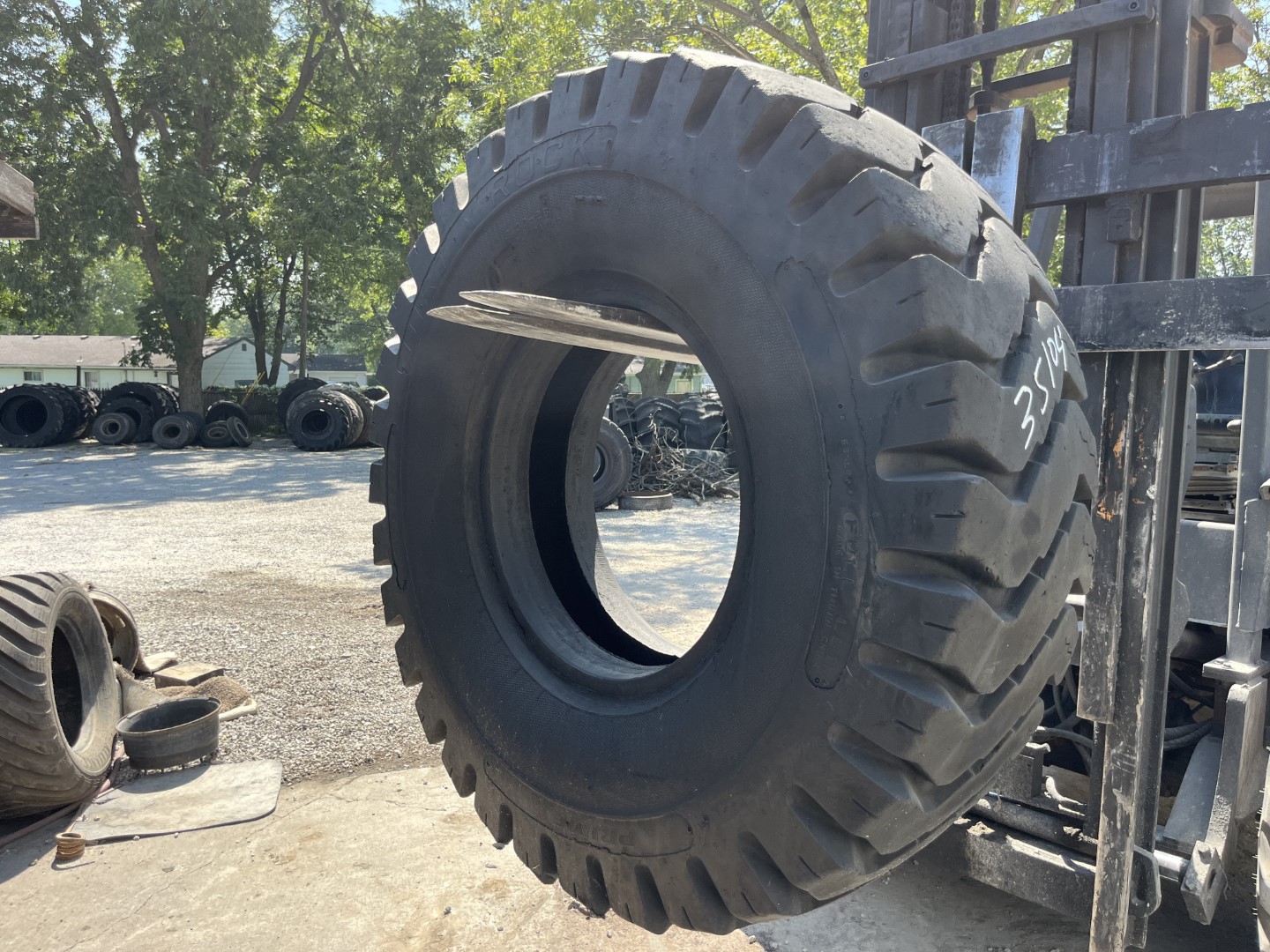 16.00X25 Prime-X OTR Tire E-3 L-3 Dirt N Rock 28-Ply CONDITION: Used ...