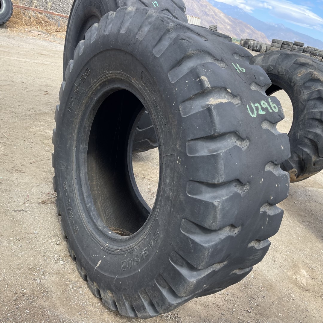17.5X25 Samson OTR Tire E-3 L-3 E3/L3 16-Ply CONDITION: UsedTREAD DEPTH ...