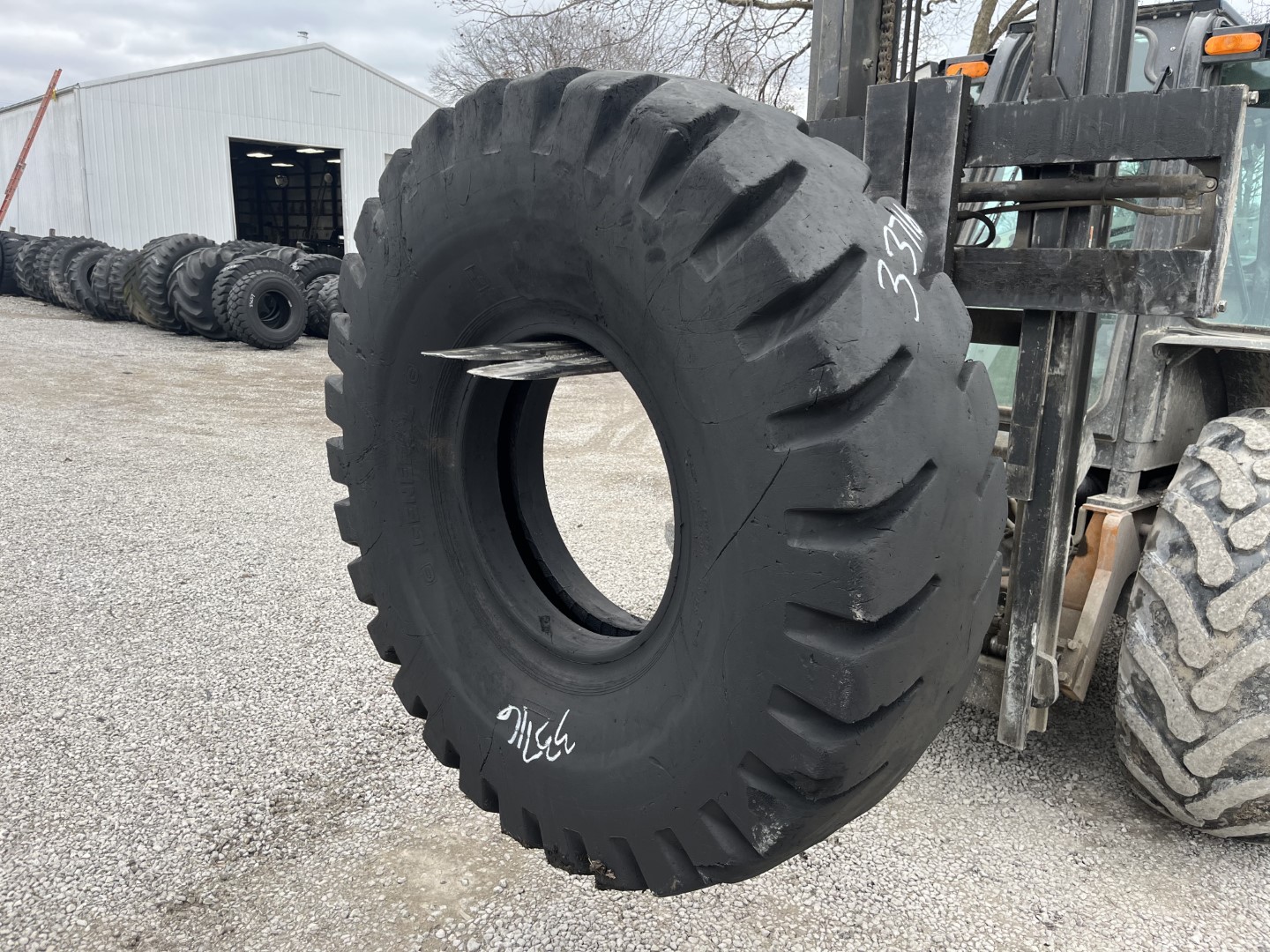18.00X25 General OTR Tire E-3 L-3 NDLCM 32-Ply CONDITION: UsedTREAD ...