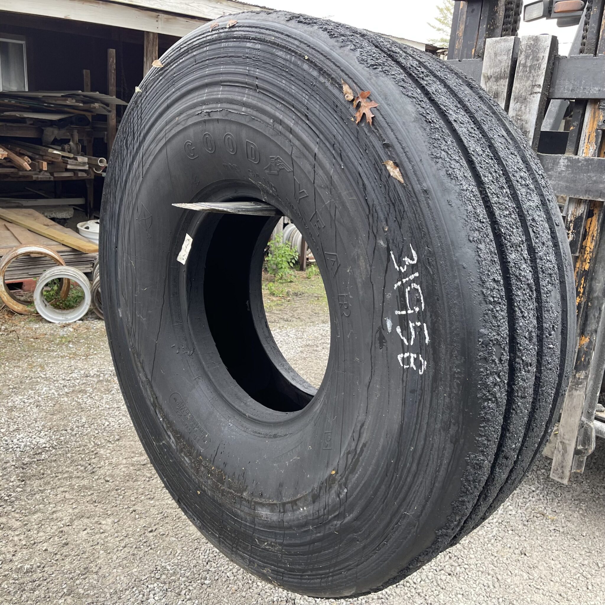 18.00X25 Goodyear OTR Tire E-7 Rib Sand Service 16-Ply CONDITION ...