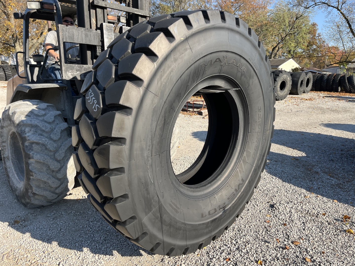 21.00R35 Maxam OTR Tire E-4 MS401 2-Star CONDITION: UsedTREAD DEPTH: 60 ...