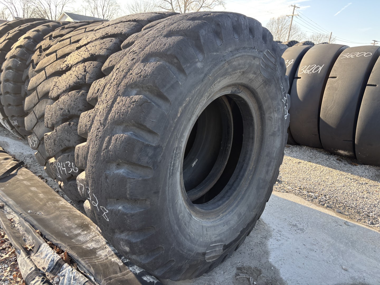 21.00X35 General OTR Tire E-4 CRL150 36-Ply CONDITION: UsedTREAD DEPTH ...