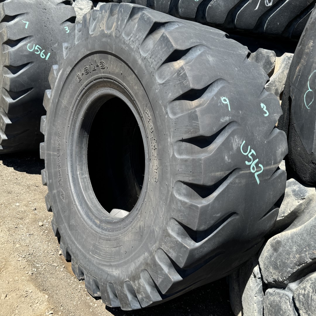 23.5X25 Advance OTR Tire E-3 L-3 E3/L3 20-Ply CONDITION: UsedTREAD ...