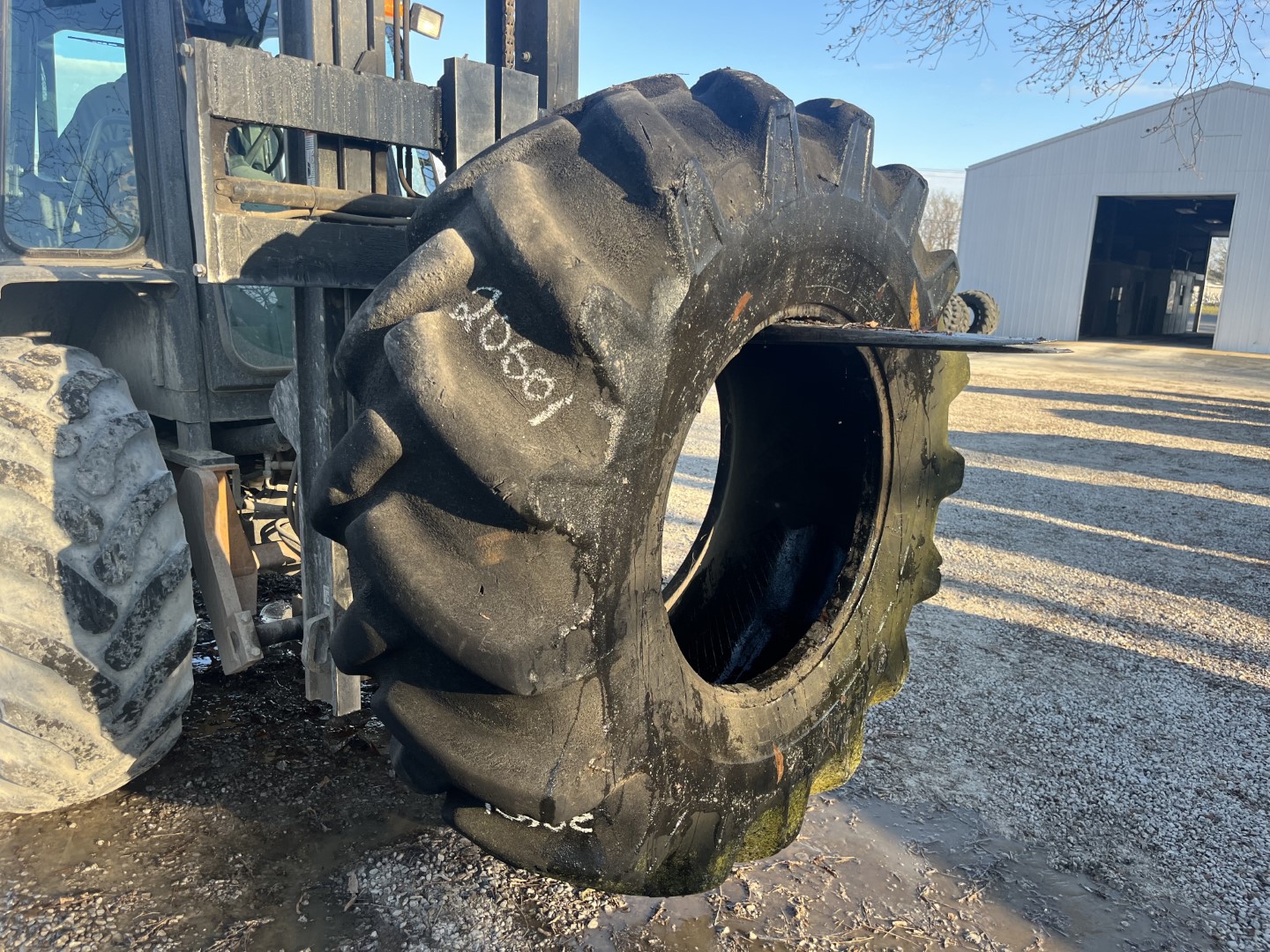 24.5X32 Bridgestone OTR Tire LS-2 LS2 12-Ply CONDITION: UsedTREAD DEPTH ...
