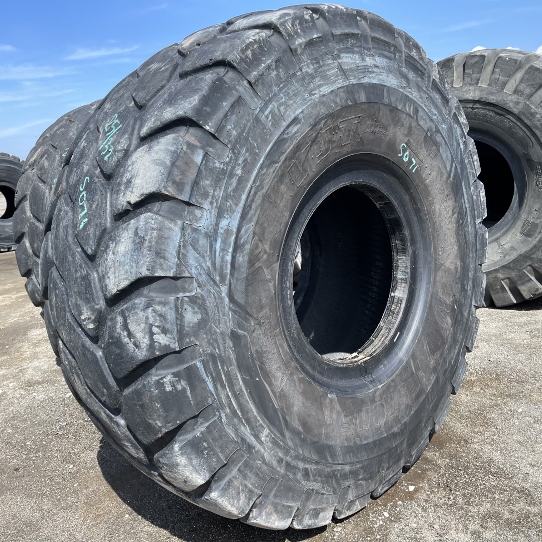 29.5R25 Bridgestone OTR Tire L-3 G-3 VJT 1-Star CONDITION: UsedTREAD ...