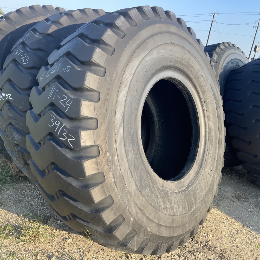 29.5R35 Bridgestone OTR Tire E-3 VRL 2-Star CONDITION: UsedTREAD DEPTH ...