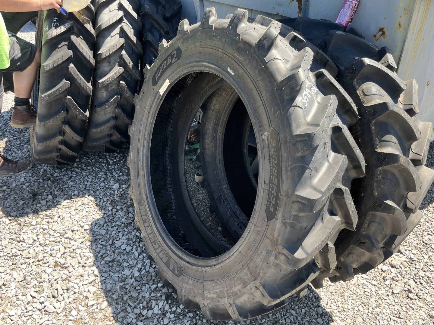 320/85R34 Michelin OTR Tire R-1W AgriBIB 133A8 CONDITION: New TREAD ...
